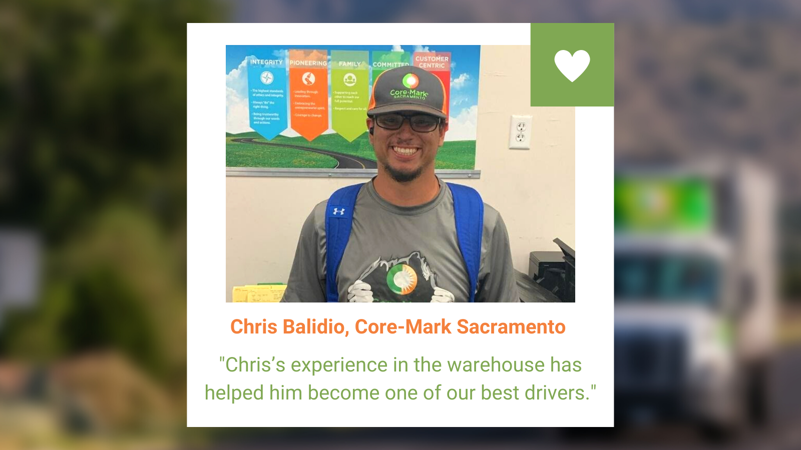 Driver Training Program - Core-Mark Careers